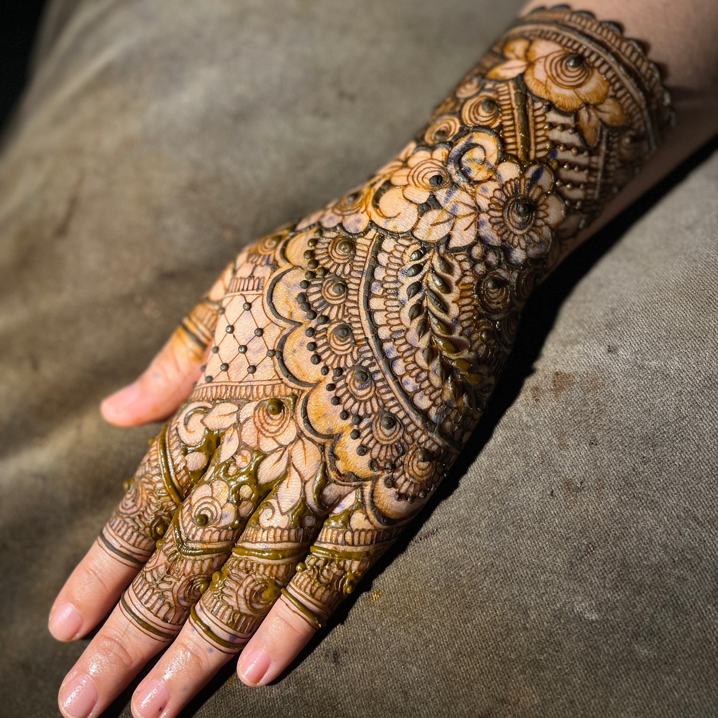 Above Mid Arm Length Bridal Henna Packages – STAINED By Wardah